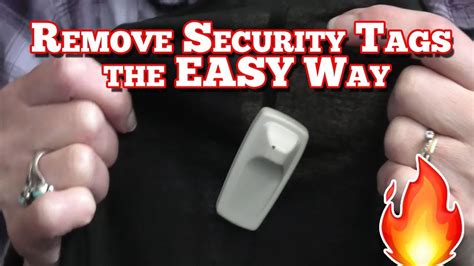 How To Remove Security Tags From Clothes At Home Electronic Sensor Blog