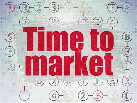 Conceptualizing Time Digital Data Paper Background For Market Launch