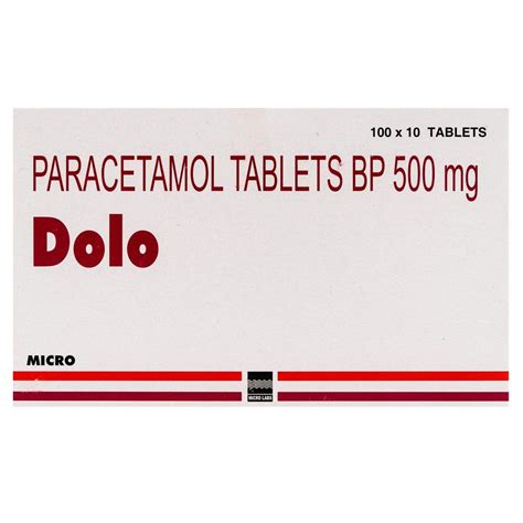 Buy Dolo 500 Tablet 19 Minutes Delivery Apollo Pharmacy