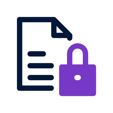 Lock File Icon For Your Website Design Logo App Ui 20937671 Vector