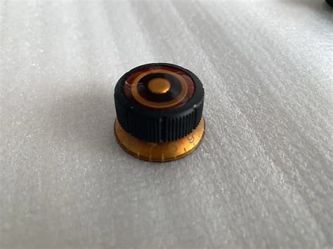 Ibanez Vintage Sure Grip Speed Knob In Amber Reverb