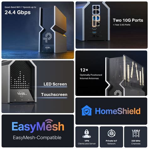 Archer Be Be Quad Band Wi Fi Router Tp Link