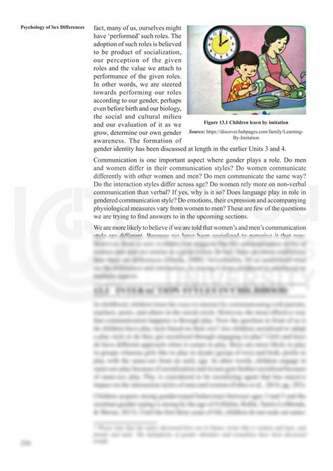 Solution Psychology Of Sex Differences Studypool