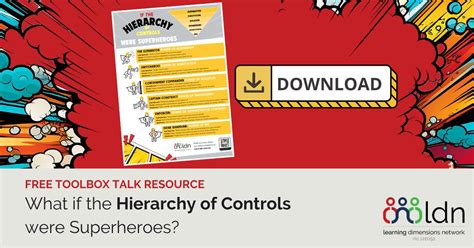 Learning Level Up Your Next Toolbox Talk With “if The Hierarchy Of Controls Were Superheroes