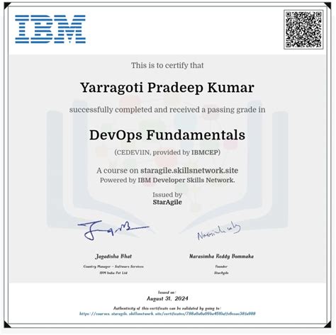 Yarragoti Pradeep Kumar On Linkedin Devops Docker Staragile Ibm