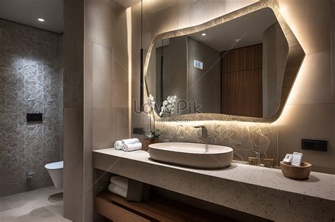 현대적인 호텔 욕실 디자인