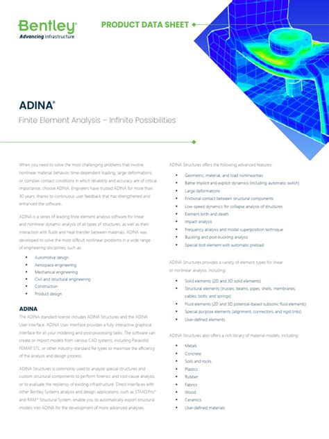 Pds Adina Ltr En Lr Pdf Fluid Dynamics Reynolds Number