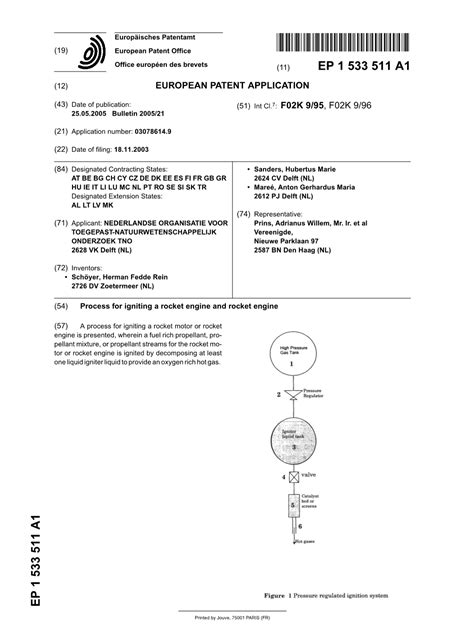 Process For Igniting A Rocket Engine And Rocket Engine Docslib