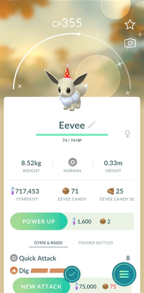 Shiny Eevee What A Nice Surprise R Pokemongo