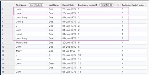 Reviewing Find Duplicates Results — Experian Data Quality Community