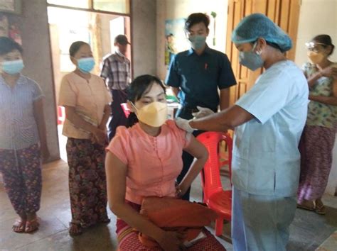 ပေါင်းတည်မြို့၌ အသက် ၁၈ နှစ်အထက် ပြည်သူများအား ကိုဗစ် ၁၉ ရောဂါကာကွယ