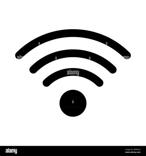 Wi Fi Connect Internet Signal Web Flat Icon Digital Technology Background Wave Logo Vector