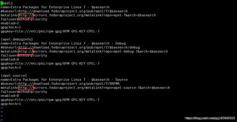 yum问题cannot retrieve metalink for repository epel x86 64 please
