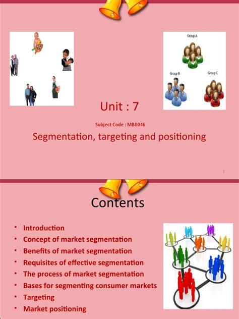 Pdf Unit 7 Segmentation Targeting And Positioning Dokumen Tips