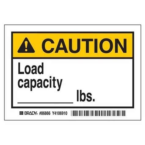 25mm Polyester Warning Caution Labels At Best Price In Bengaluru