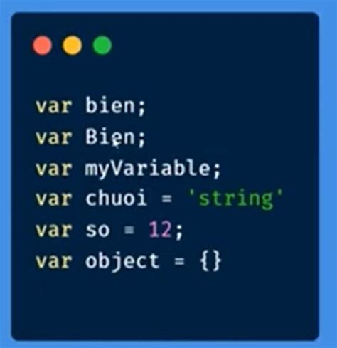 Kiến Thức Cơ Bản Về Câu Lệnh Và Biến Trong Javascript