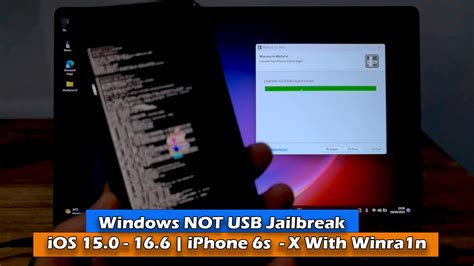 Windows NOT USB Jailbreak IOS IPhone S X With Winra N ICTfix