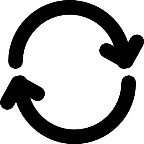 Double Rotating Arrows Vector SVG Icon SVG Repo