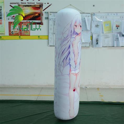 Buy Custom Print Inflatable Anime Pillow With Sph Hole Hongyi