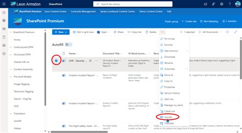 Automating Sharepoint Premium Autofill Columns With Powershell Leon