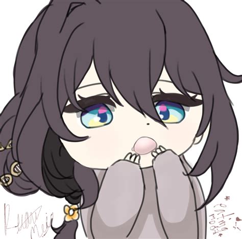 I Sketched Another Chibi Ruan Mei Because The Last One Was So Fun Honkai Star Rail