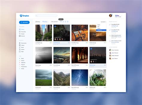 dropbox客户端界面设计欣赏 UI世界
