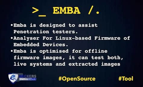 Emba Linux Based Firmware Of Embedded Devices