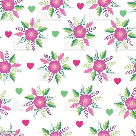 전체 꽃 무늬는 매끄러운 표면 패턴을 인쇄했습니다 타일 가능한 단풍은 질감 배경을 반복합니다 미적 야생화와 나뭇잎 0명에 대한 스톡 벡터 아트 및 기타 이미지 Istock