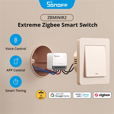 SONOFF ZBMINIR2 Extreme Zigbee 3 0 Smart Switch Detach Relay External Switch Remote Control Via