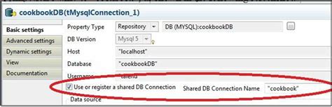 working with databases in talend managing database sessions