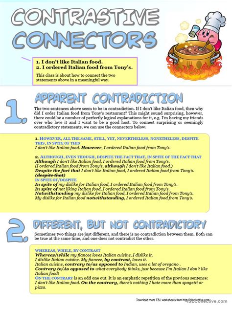 Contrastive Connectors Grammar Guide Pdf