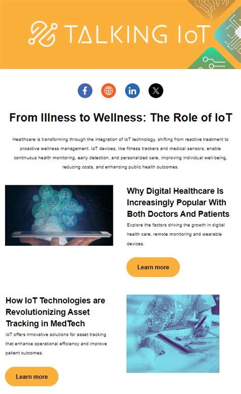 Talkingiot Iot Newsletter Iotnews Smarthealth Medicine Talking Iot