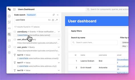 Code Search Find Code Anywhere In Your App Retool Docs