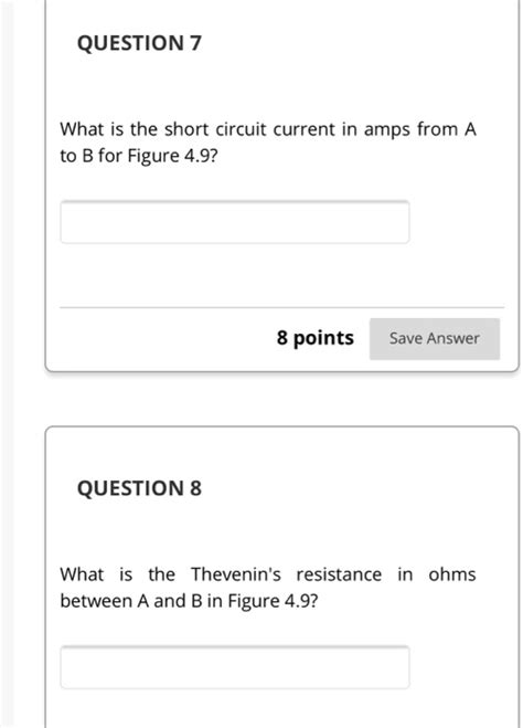 Solved QUESTION 6 In The Circuit In Figure 4 9 We Want To Chegg Com
