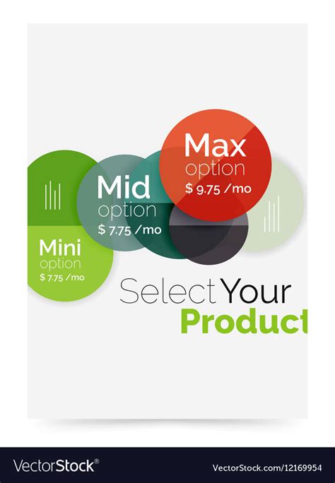 Business Layout Select Your Product With Sample Vector Image Business Layout Select Your Product With Sample Vector Image