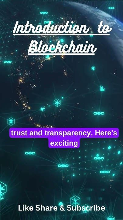 Intro To Blockchain Blockchain Blockchain101 Futureoftech Blockchaintech Learnblockchain