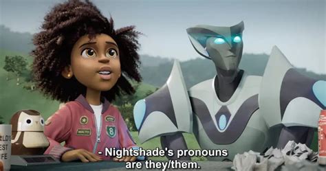 Transformers Earthspark Features Non Binary Bot Cosmic Book News