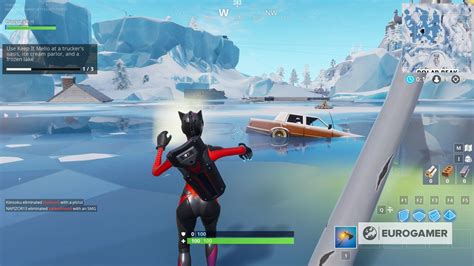 Fortnite Truckers Oasis Ice Cream Parlor And A Frozen Lake Locations