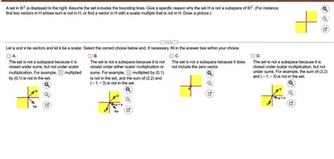 SOLVED A Set In R Is Displayed To The Right Assume The Set Includes The Bounding Lines Give