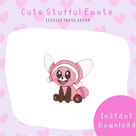 Twitch Discord Stufful Emote Cute Kawaii Anime Pokémon Collection Etsy