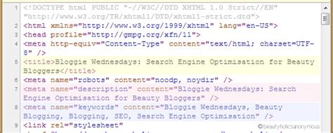 Bloggie Wednesdays Meta Tags Your Blog Needs Them Beautyholics Anonymous