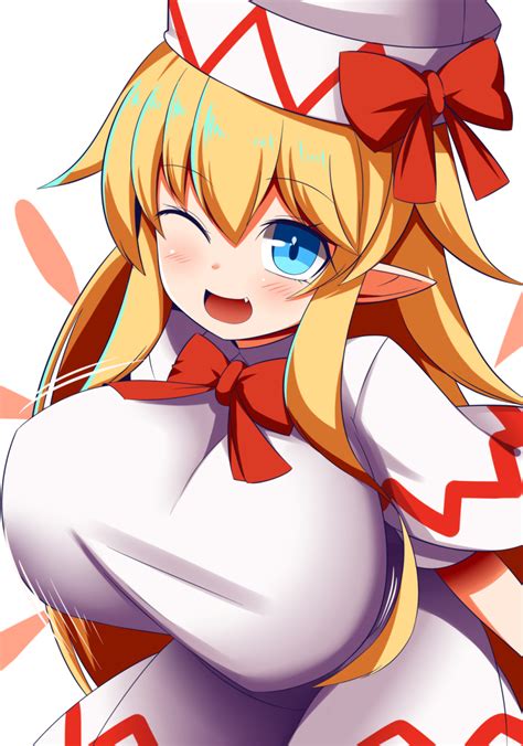 Gero Zoukin Lily White Touhou Highres 1girl Alternate Breast Size