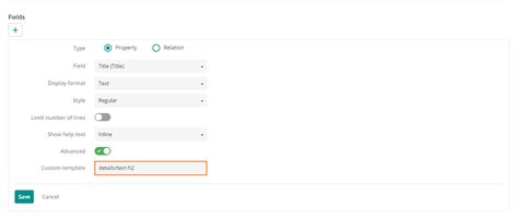 Custom Template Sitecore Documentation