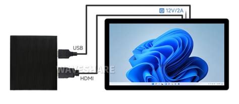 Raspberry Pi 18 5inch FHD LCD 1920x1080 Capacitive TouchScreen Display For Raspberry Pi Jetson Nano