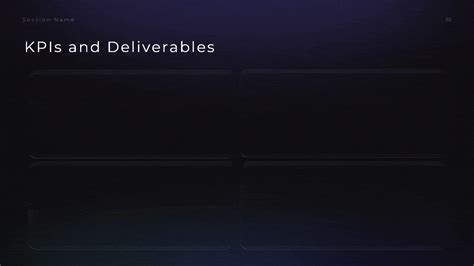 Kpis And Deliverables Slide Case Study Template Presentation
