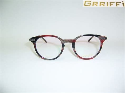 光寶眼鏡城 台南 Grriffi 超品味版料塑面紅色印象派紋 純鈦腳 Ga3110 C4個性擁有 Yahoo奇摩拍賣
