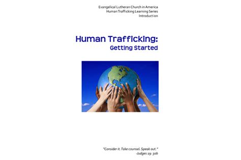 Human Trafficking Introduction Elca Resources