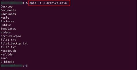 Cpio Command In Linux