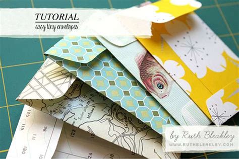 Tutorial Easy Tiny Envelopes Poppytalk