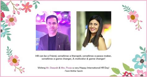 Mother Sparsh On Linkedin Happy Hr Day 🎉 Heartiest Wishes To Deepak Behl And Puja Pandey We Take